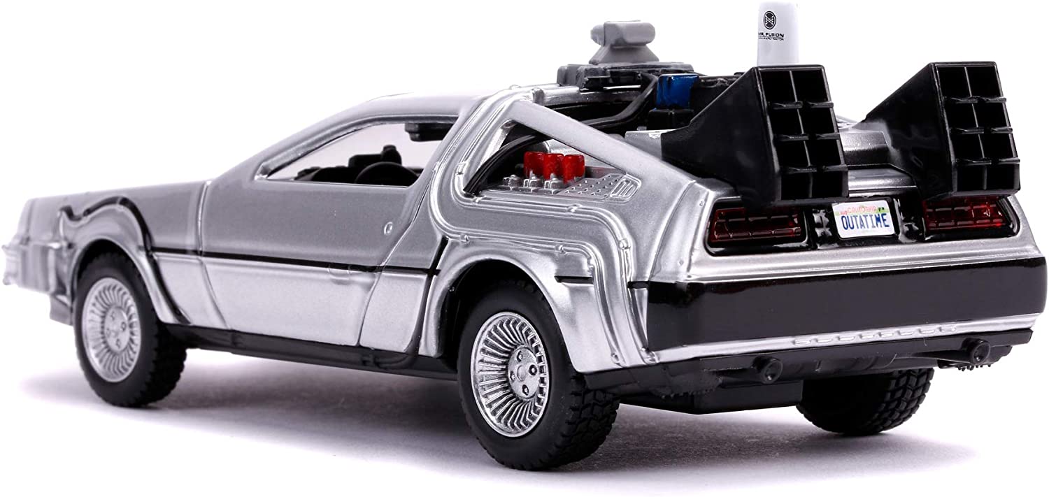 Back to the Future 2 Time Machine Diecast, Die - Cast Modeller, Jada ...