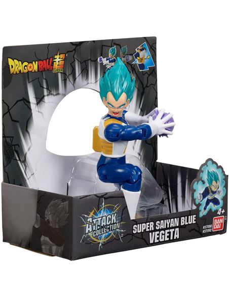 Bandai Attack Collection Dragon Ball Super Saiyan Blue Vegeta Action Figure Dragon Ball ...