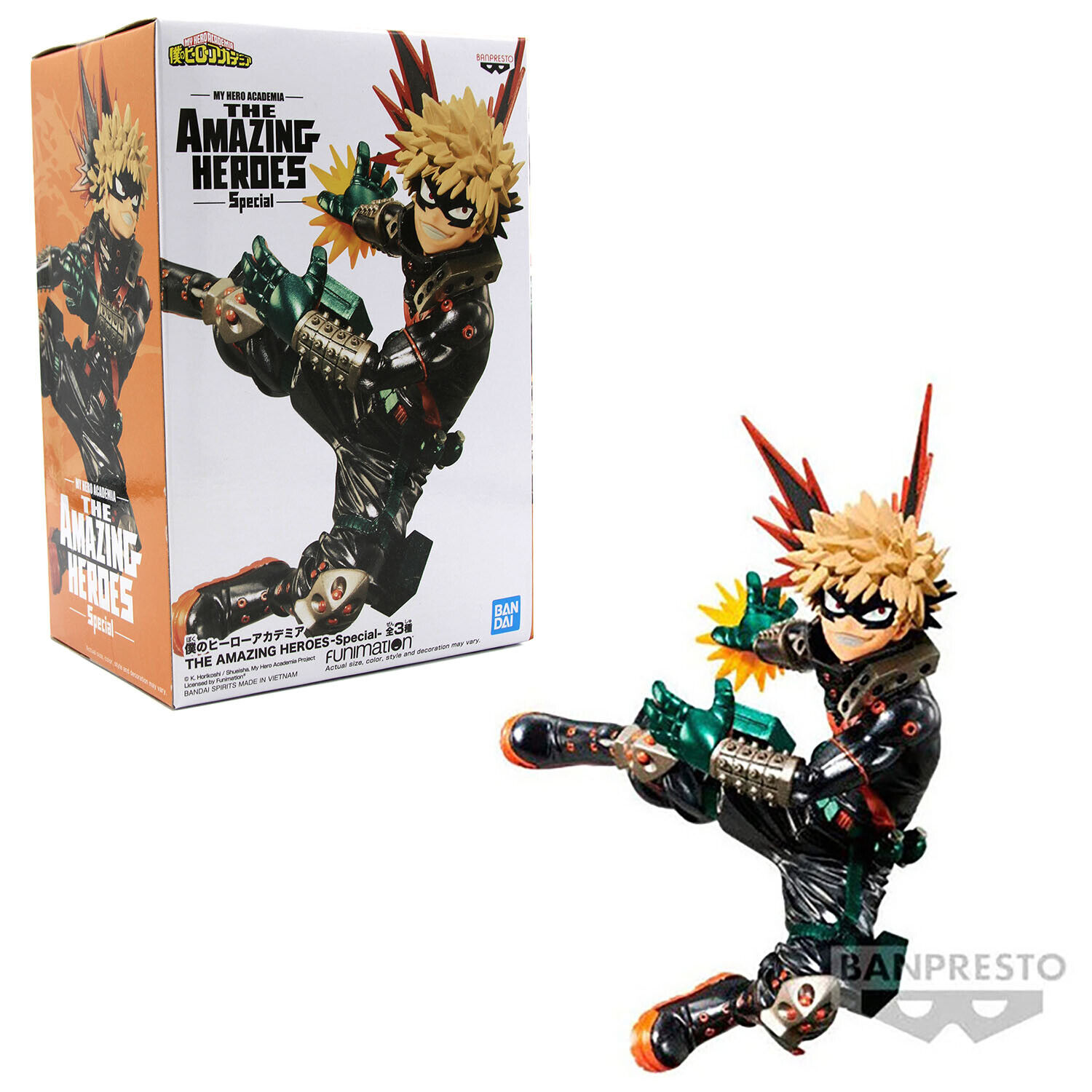 Banpresto The Amazing Heroes Special My Hero Academia Katsugi Bakugo ...