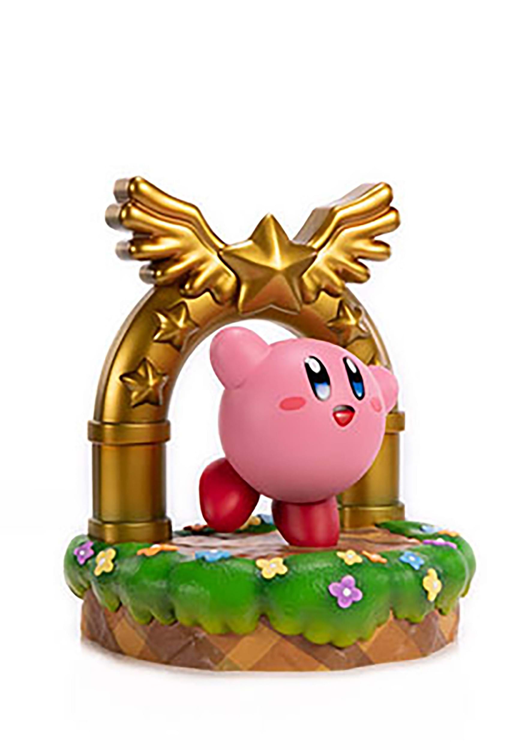 First 4 Figures Kirby and the Goal Door PVC Statue Heykeller, Video ...