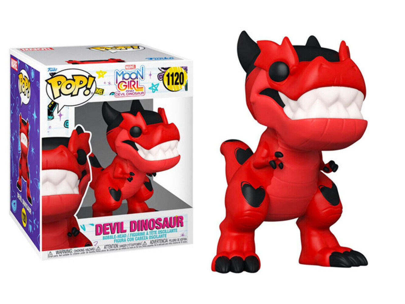 Funko Pop Figure Deluxe Marvel Moon Girl and Devil Dinosaur Funko ...