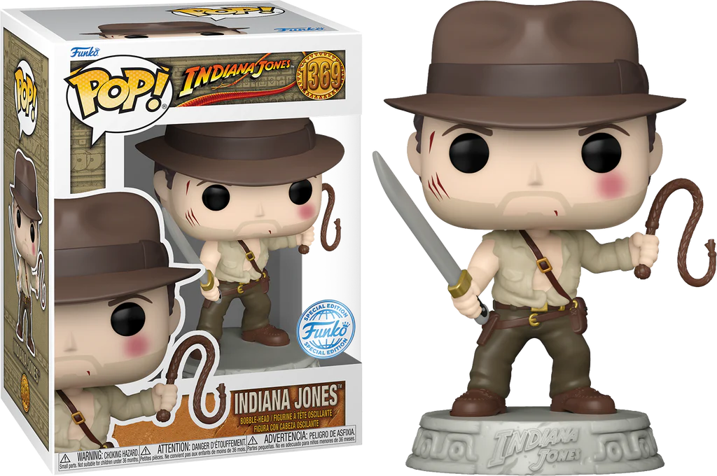 Funko Pop Figure Indiana Jones With Whip Special Edition Funko Funko
