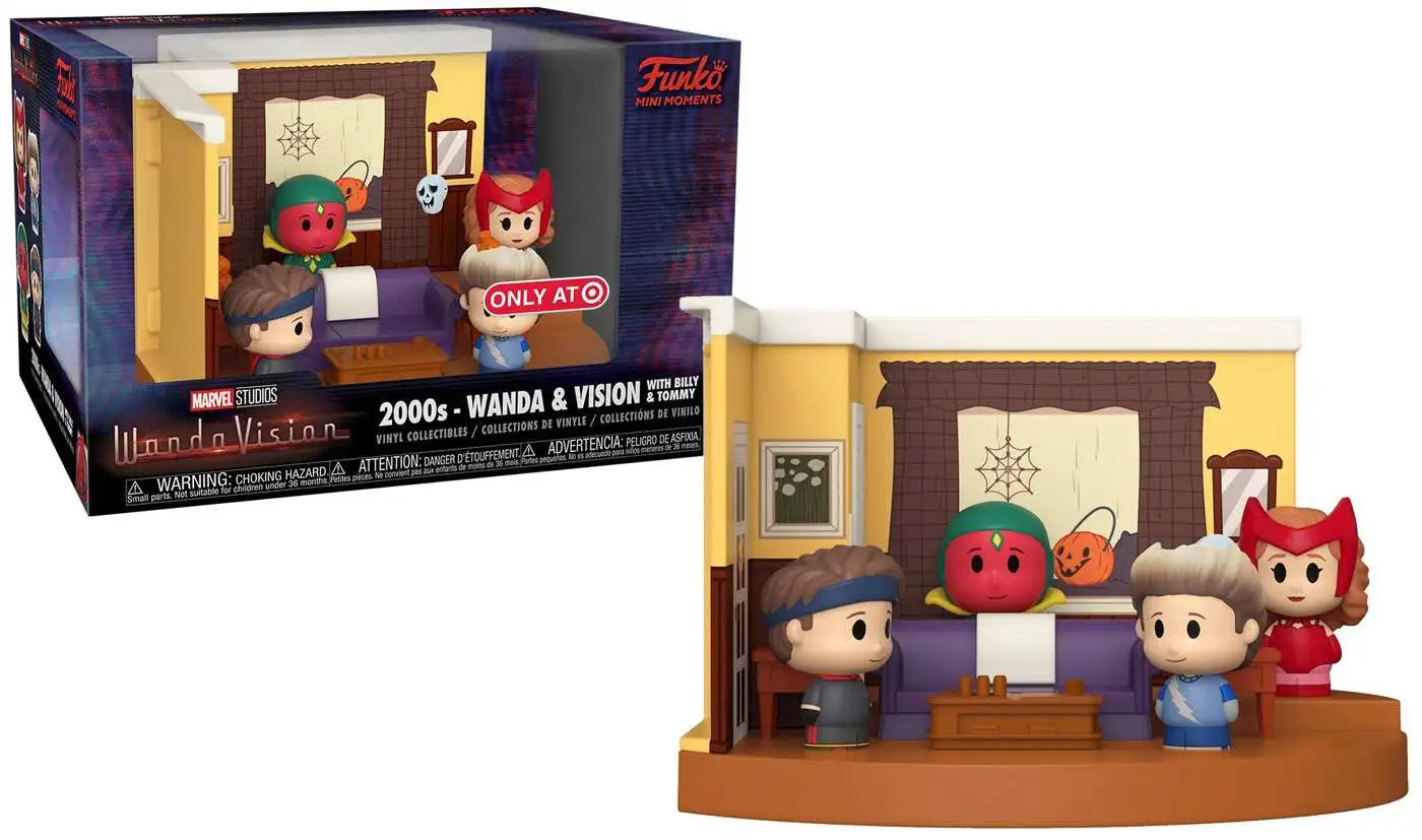 Funko Pop Mini Moments WandaVision 2000s Wanda and Vision Funko, Marvel ...