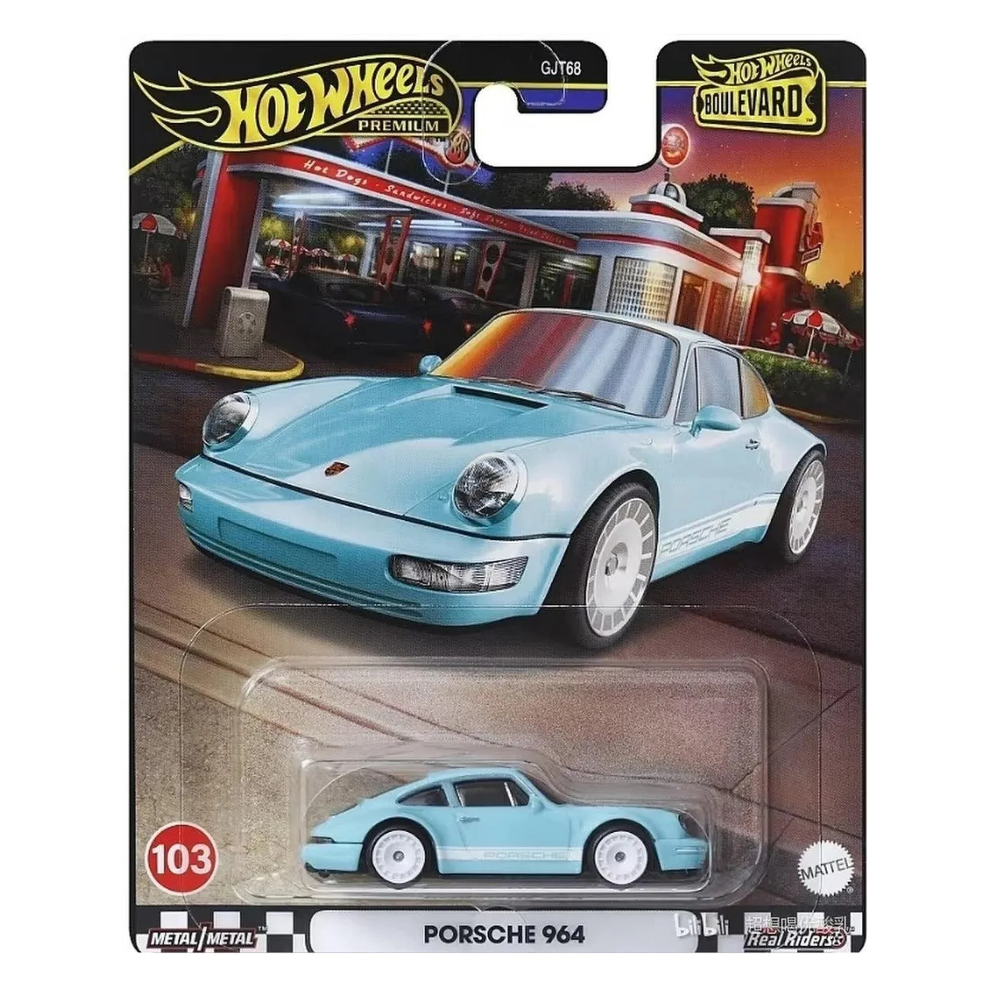 Hot Wheels Premium Boulevard Porsche 964 Die - Cast Modeller HOT WHEELS