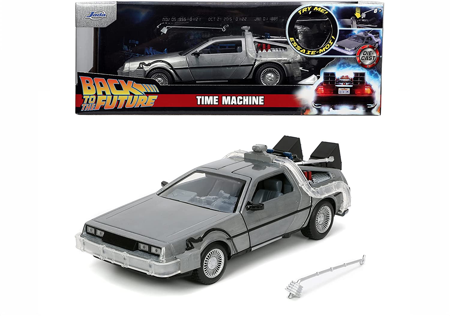 Jada Toys Back to the Future 1 Time Machine 1 24 Die - Cast Modeller ...
