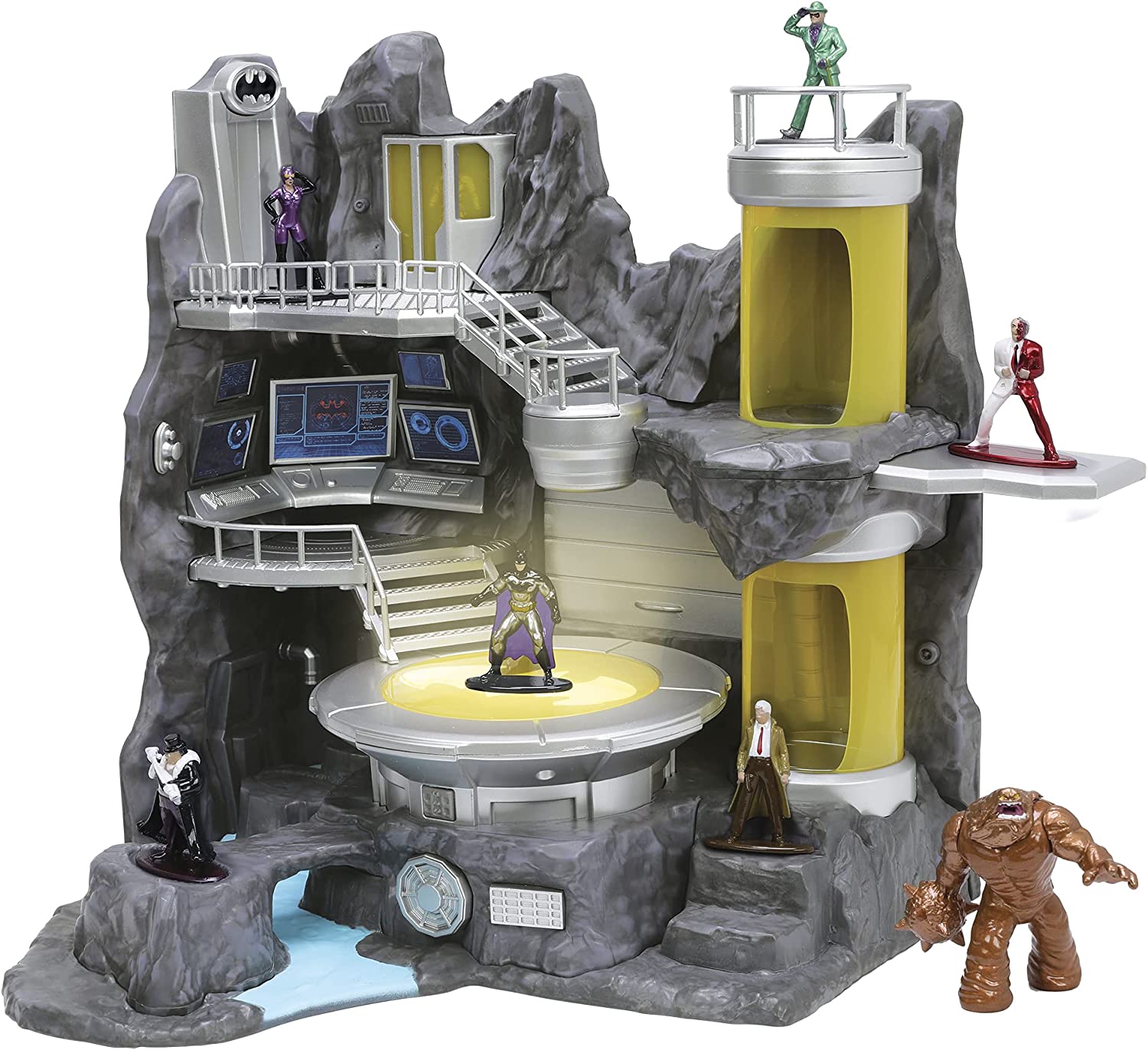 Jada Toys DC Universe Batman Batcave Nano Scene Versiyon 2 DC, Mini ...