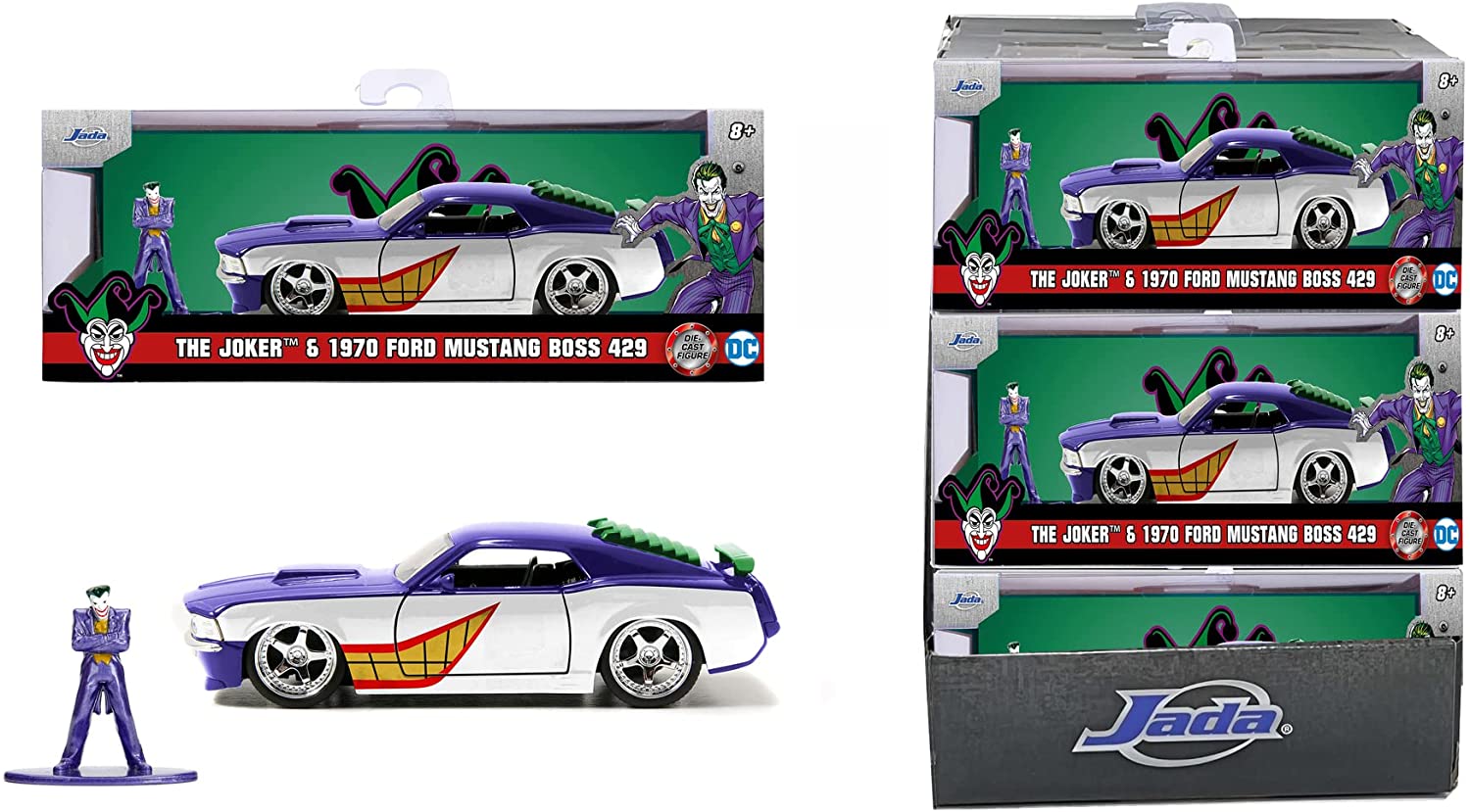 Jada Toys DC Universe Joker Ford Mustang 1 32 DC, Die - Cast Modeller