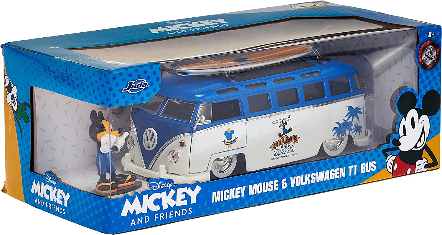 Jada Toys Disney Mickey Van with Figure Disney, Die - Cast Modeller