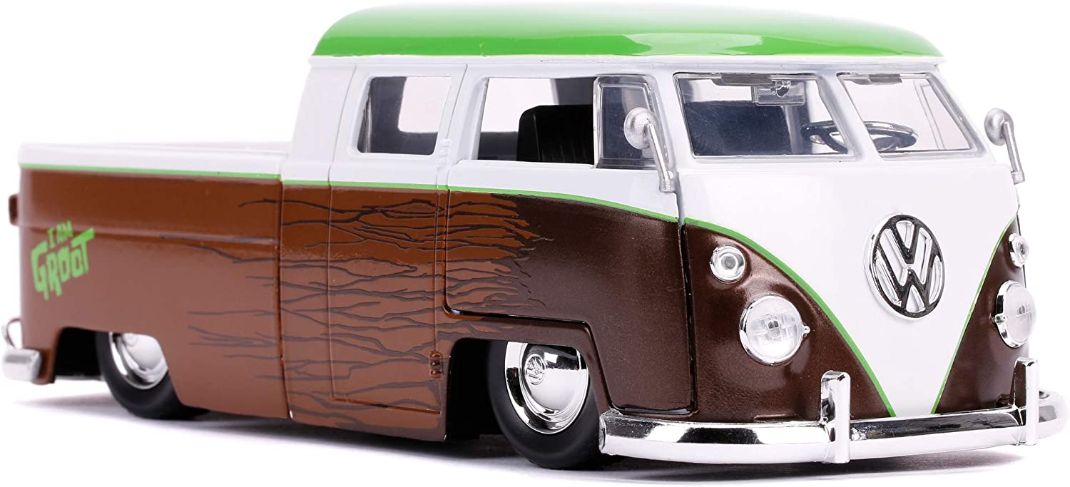 Jada Toys Marvel Groot 1963 Bus Pickup 1 24 Marvel, Die - Cast Modeller ...