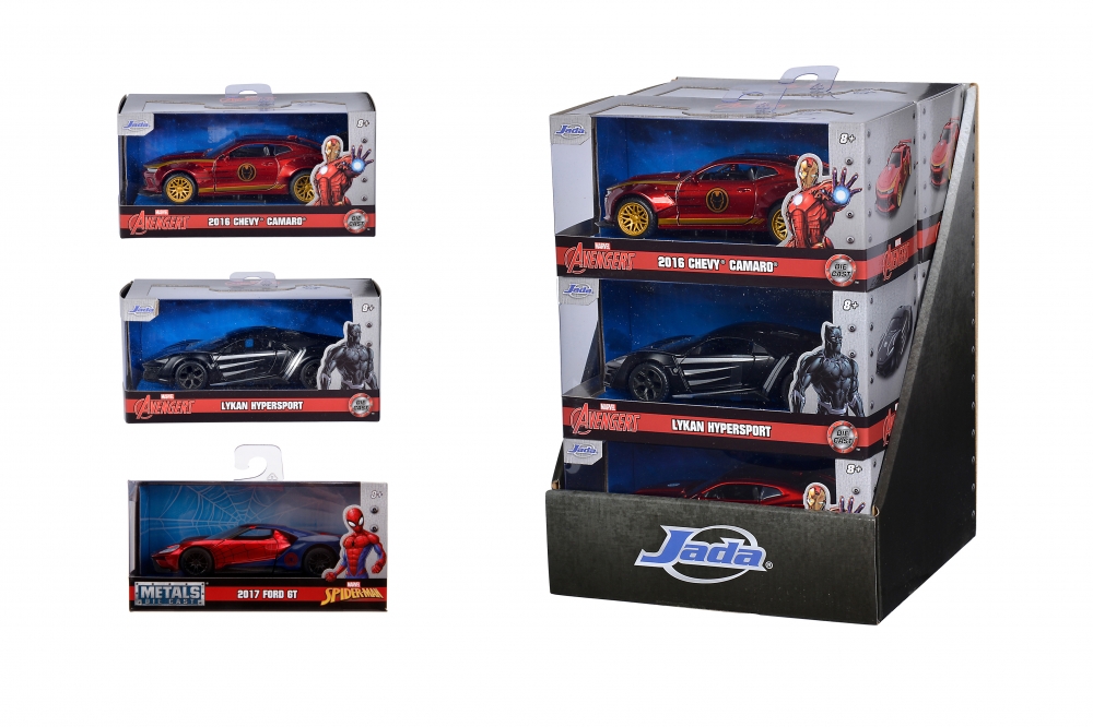 Jada Toys Marvel Vehicle Assortment 1 32 Marvel, Die - Cast Modeller ...