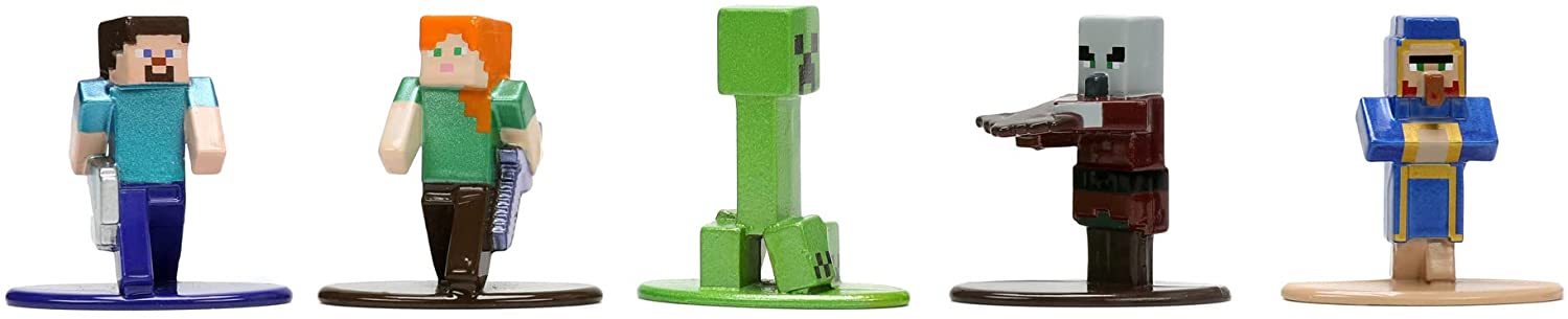 Jada Toys Minecraft Multi Pack Nano Figures Wave 8 Mini Figürler
