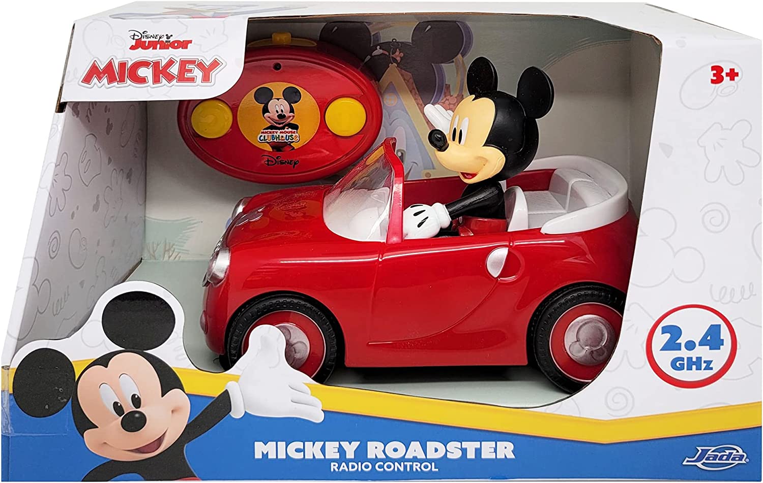 Jada Toys RC Mickey Mouse Roadster Disney, Die - Cast Modeller