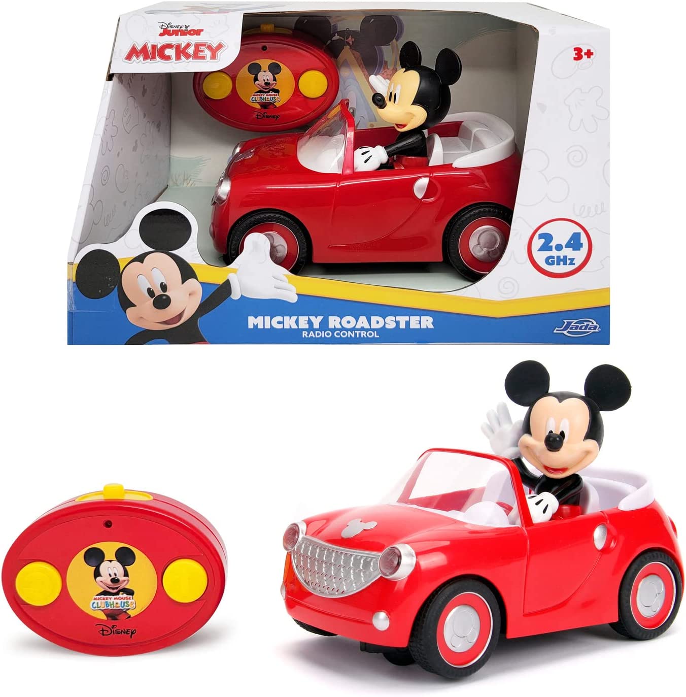 Jada Toys RC Mickey Mouse Roadster Disney, Die - Cast Modeller