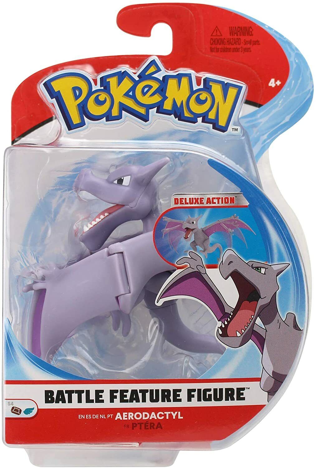 Jazwares Pokemon Battle Action Figure Aerodactyl Pokemon, Aksiyon Figürleri
