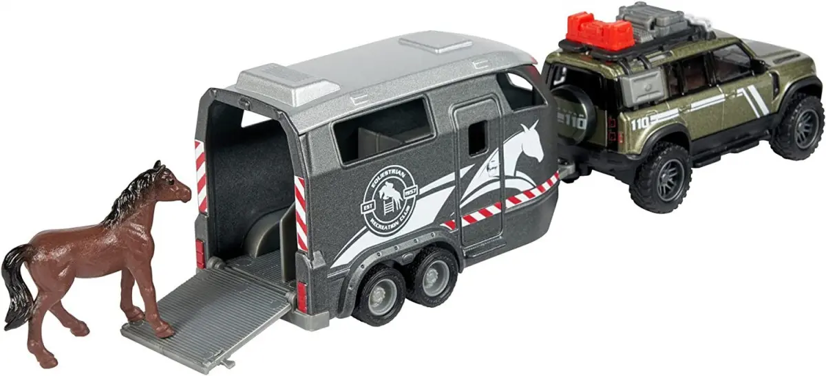 Majorette Land Rover Horse Carrier Diecast, Die - Cast Modeller ...