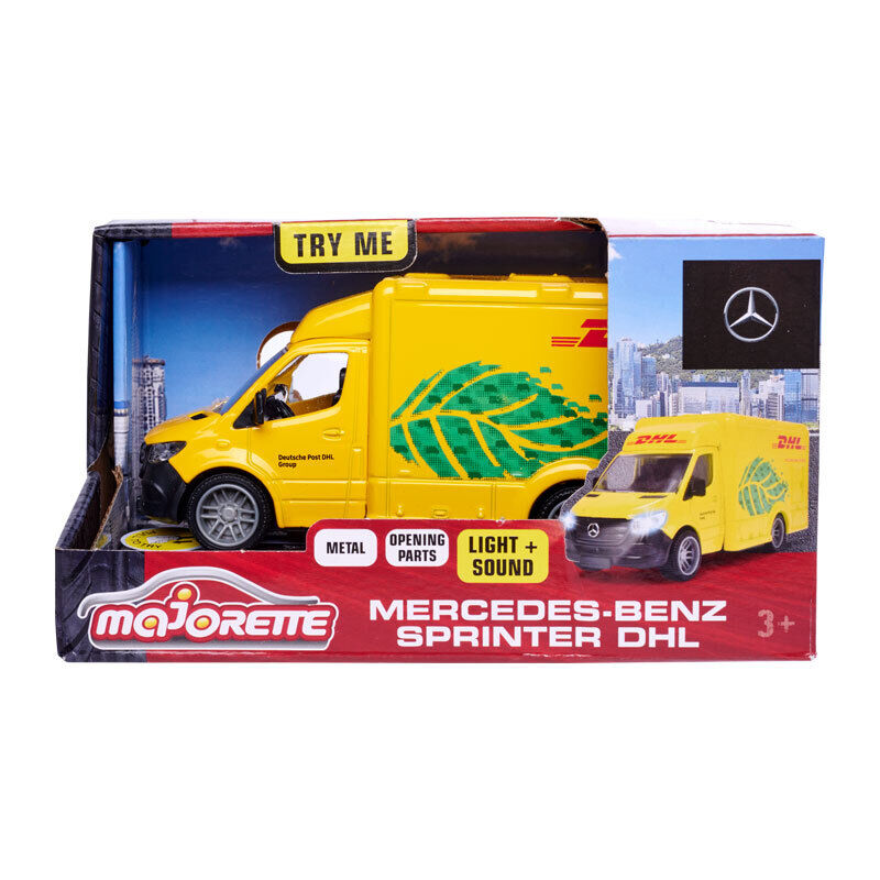 Majorette Mercedes-Benz Sprinter DHL Die - Cast Modeller, Majorette ...
