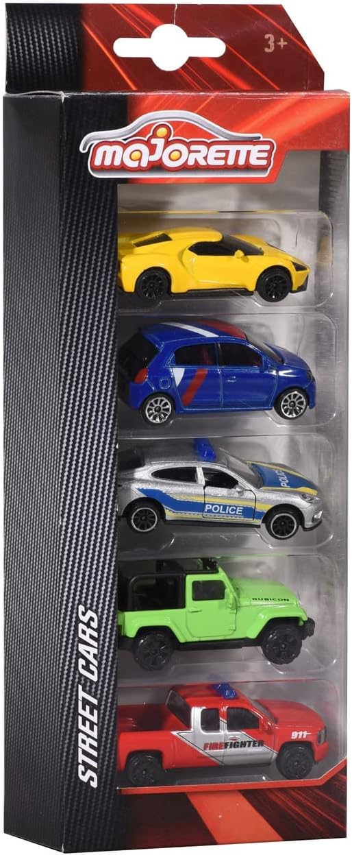 Majorette Street Cars 5 Pieces Set Die - Cast Modeller, Majorette Model ...
