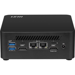 MSI CUBI NUC 1M-002EU CORE 5 120U 8GB DDR5 512GBB SSD W11PRO SIYAH MINI DT PC CUBI Serisi MSI