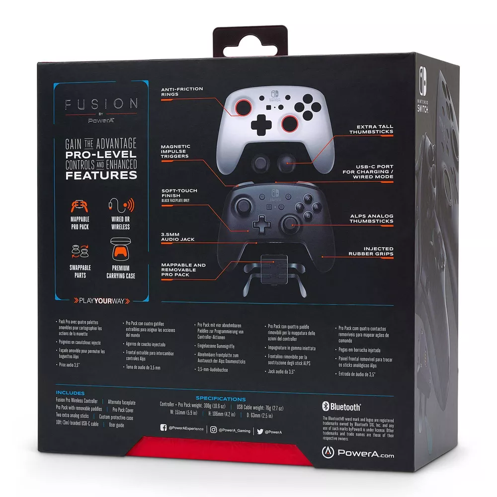 Nintendo Switch PowerA Fusion Pro Kablosuz Oyun Kumandası Siyah ve ... Nintendo Switch PowerA Fusion Pro Kablosuz Oyun Kumandası Siyah ve ...