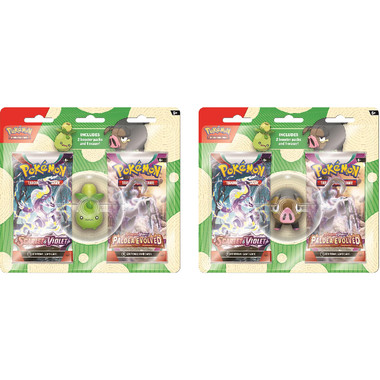 POKEMON TCG BACK TO SCHOOL BLISTER 2 BOOSTER PAKET LECHONK SMOLIV SILGI ...