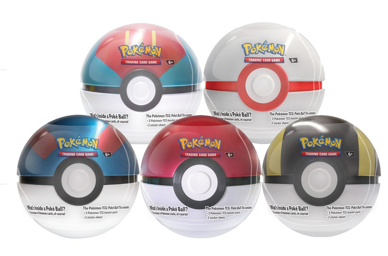 Pokemon Trading Card Game Pokeball Tin 2023 Pokemon, Tüm Pokemon Kartları