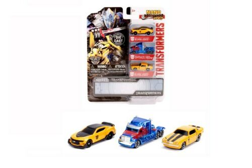 Transformers 3 Pack Nano Figure Set Diecast, Die - Cast Modeller, Jada ...
